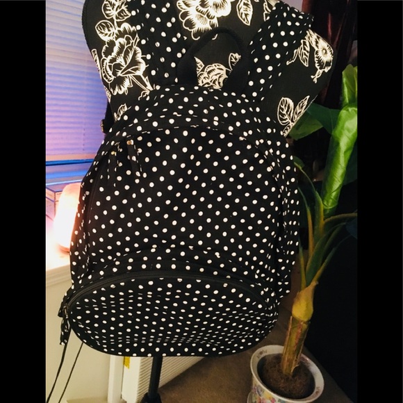 Mossimo Supply Co. | Bags | Mossimo Fabric Polka Dot Backpack | Poshmark